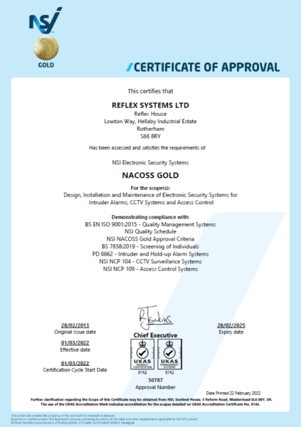 NSI NACOSS Gold